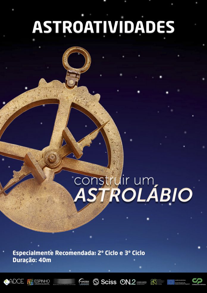 Astroatividade > Construir um Astrolábio - Centro Multimeios de Espinho