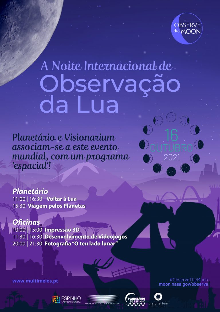Noite Internacional de Observação da Lua – CENTRO MULTIMEIOS DE ESPINHO